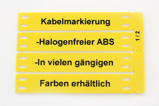 Resopalschilder, Kabelmarkierungen, Metallschilder, Typenschilder und ...