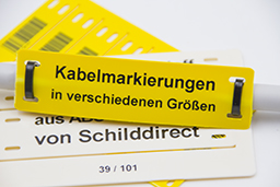 Resopalschilder, Kabelmarkierungen, Anlagenkennzeichnungen ...