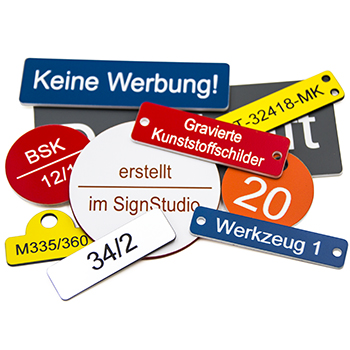 Resopalschilder, Kabelmarkierungen, Anlagenkennzeichnungen ...