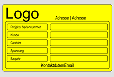 Typenschilder in verschiedenen Materialien von der SchildDirect GmbH!